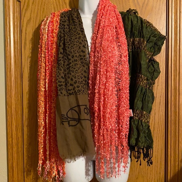 Accessories | 4 Scarves 2 Are New With Tags | Poshmark